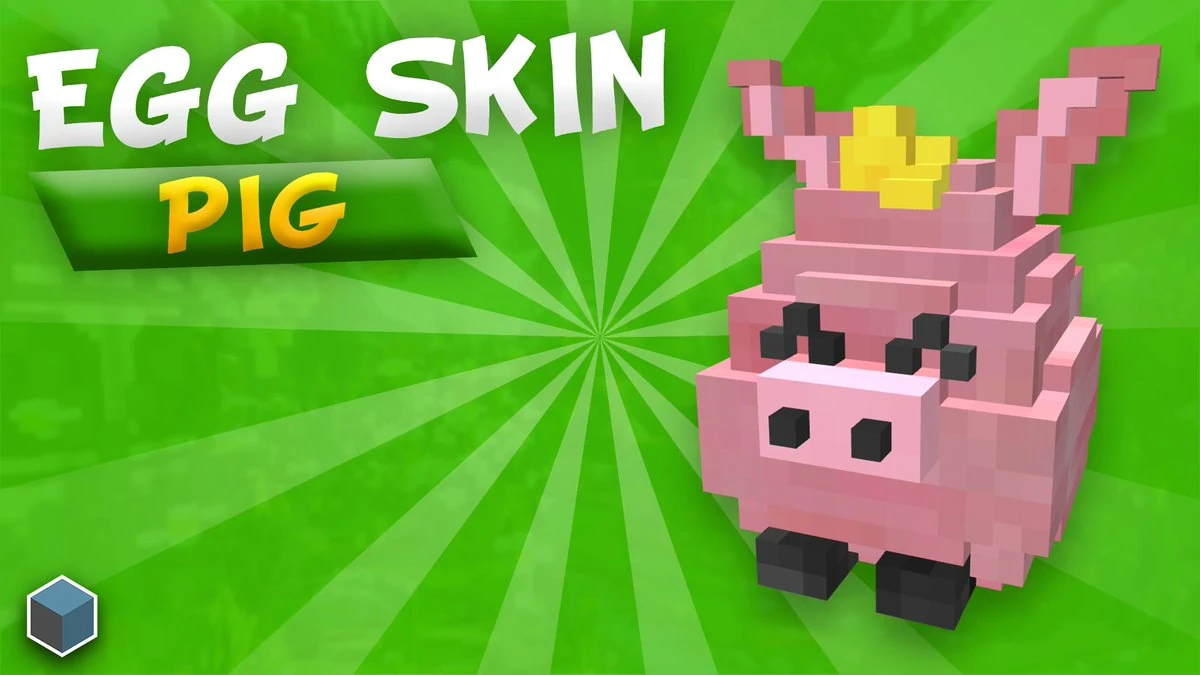 Pig Egg Skin | CubeCraft Games Wiki | Fandom
