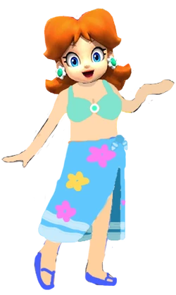 Princess Daisy At The Beach