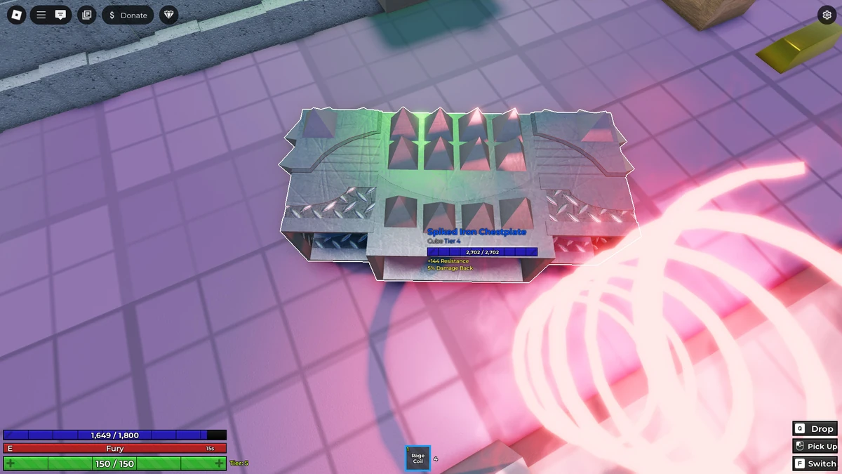 Spiked Iron Chestplate | Modded Cube Combination Official Wiki | Fandom