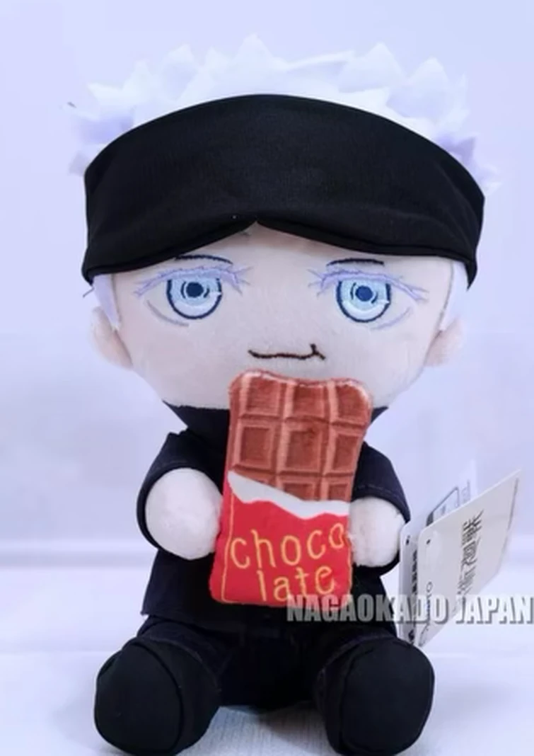 Gojo plush eating chocolate | Fandom