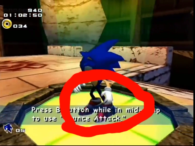 Dreamcast version of Sonic Adventure 2: "Character shadow rendering is ...