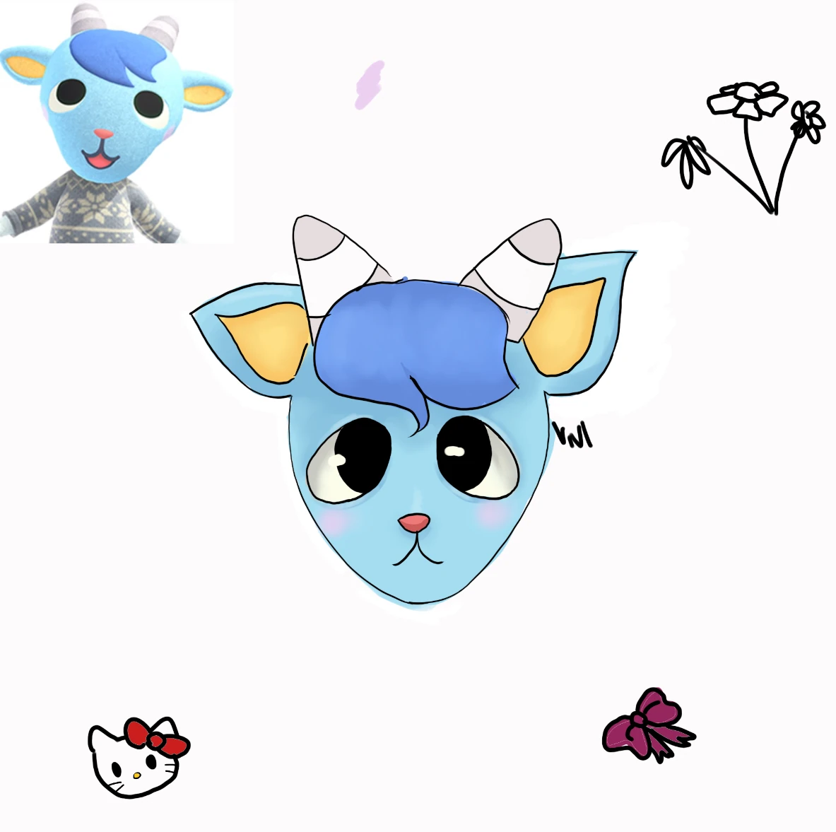 Sherb + side doodles | Fandom