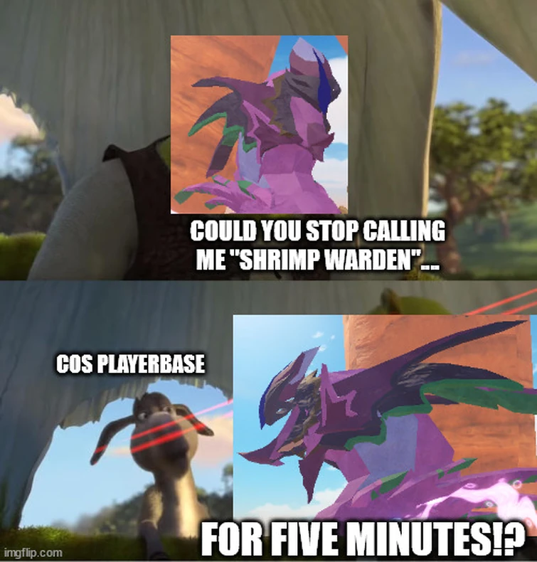Novus warden after the playerbase noticed it looks like a shrimp (click ...