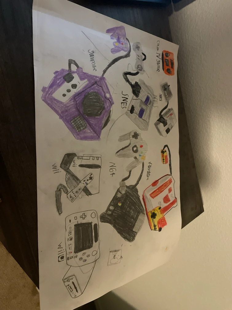 Drew every console except Twin Famicom, Super Famicom, Satellaview, and ...