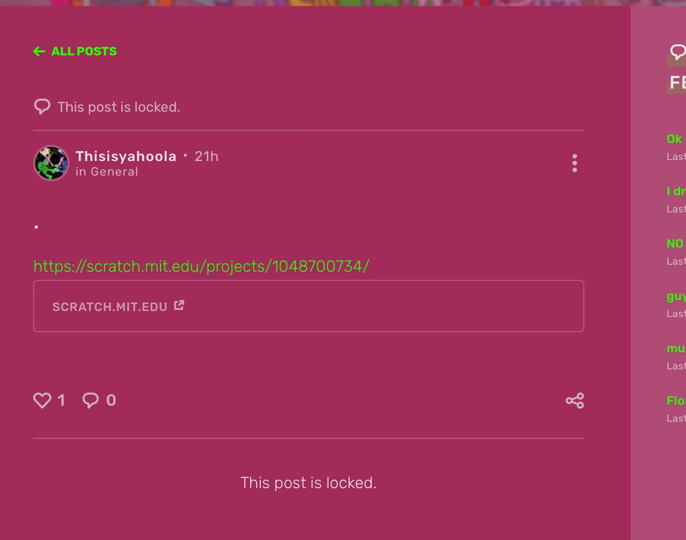 Why is it locked? | Fandom