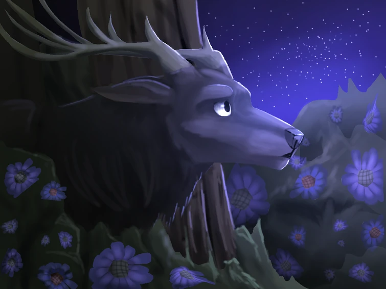 Fanart of the Nowhere King from Centaurworld on IbisPaint X with just airbrush that took 40 ...