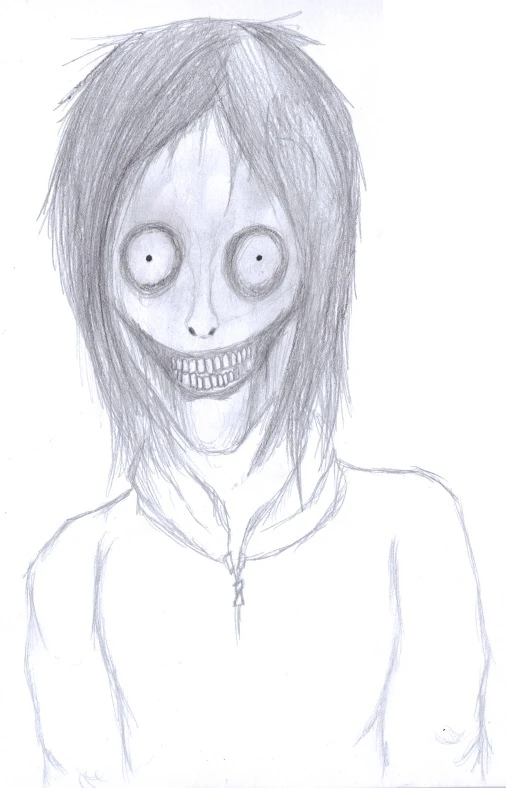 Jeff The Killer Drawing In Pencil