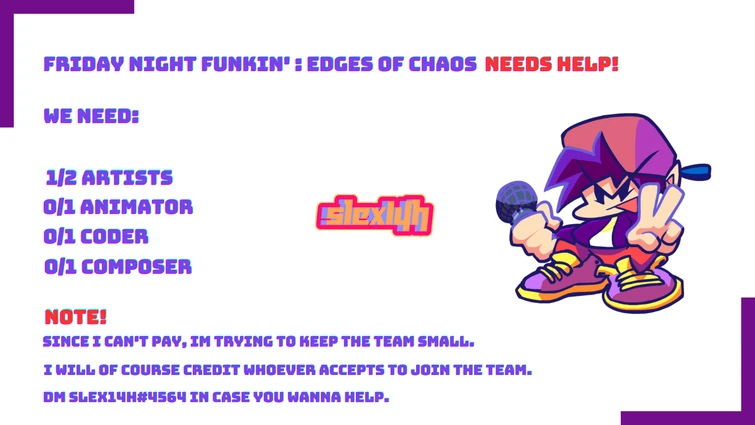 looking for work in the fnf community is hard | Fandom