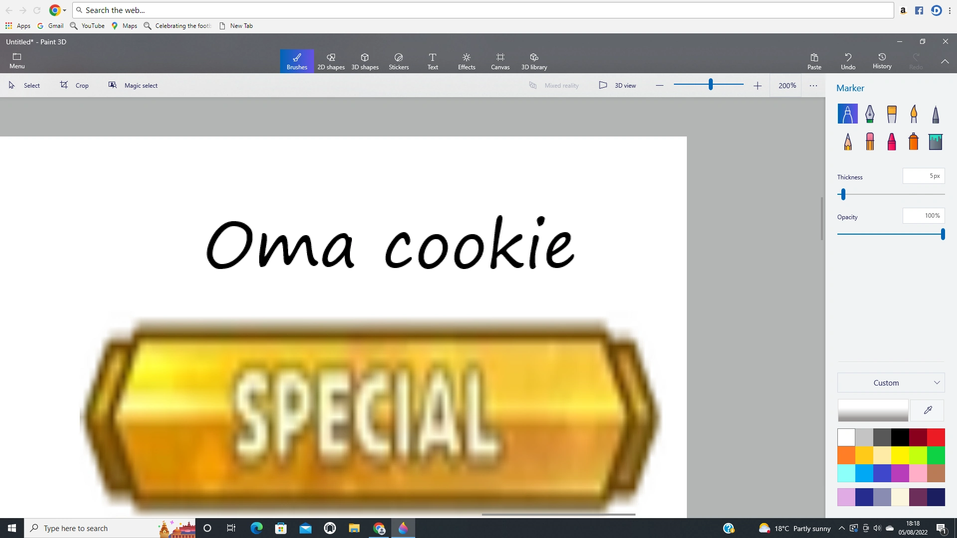 Work in progress of Oma cookie fanart! AAAAA so excited to see how it ...
