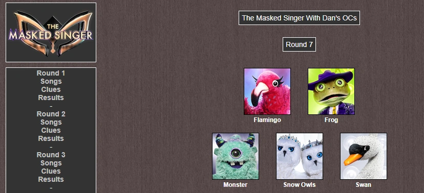 Round 7 (The Masked Singer With Dan's OCs) | Fandom