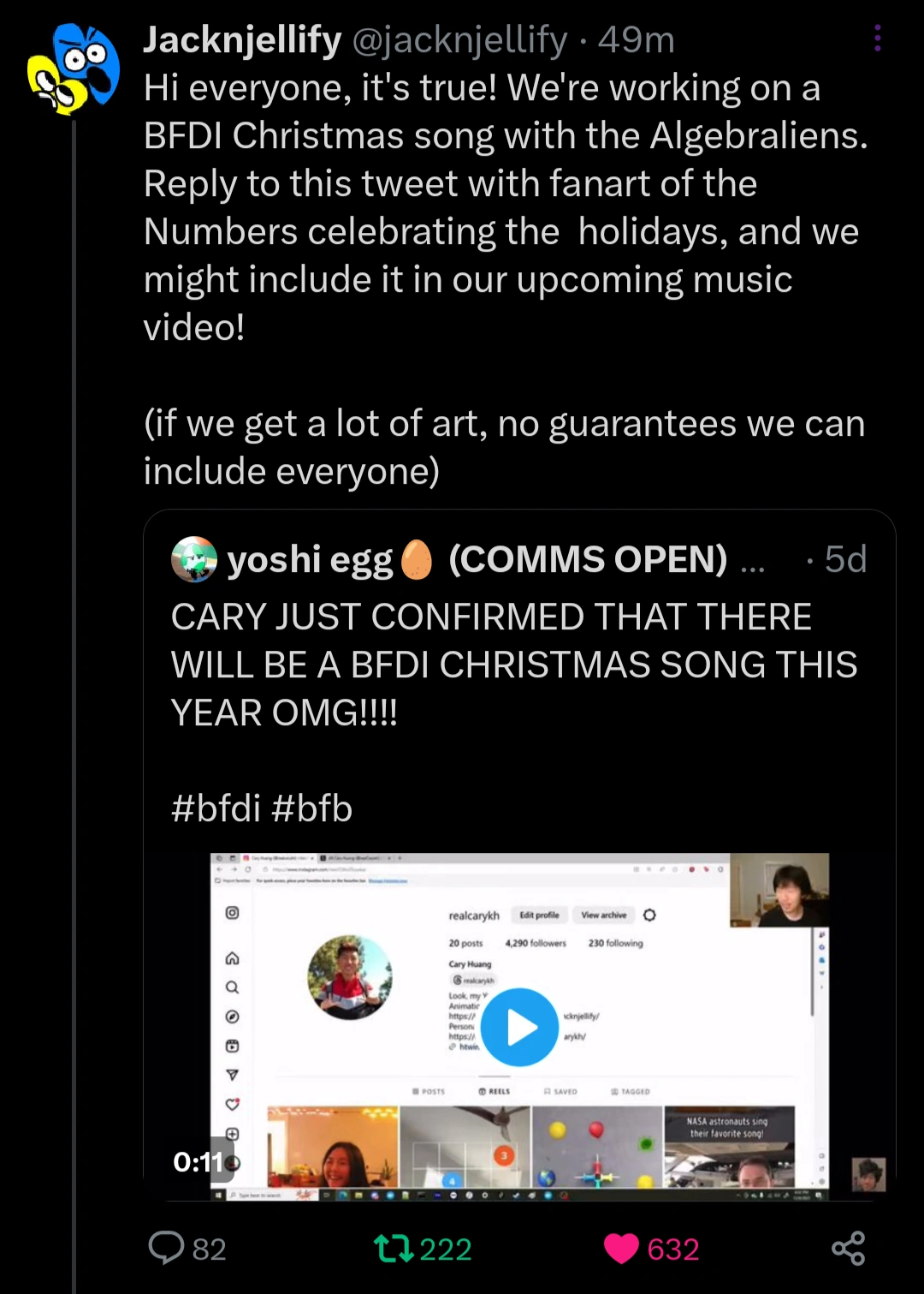a officially official announcement for the Christmas song | Fandom