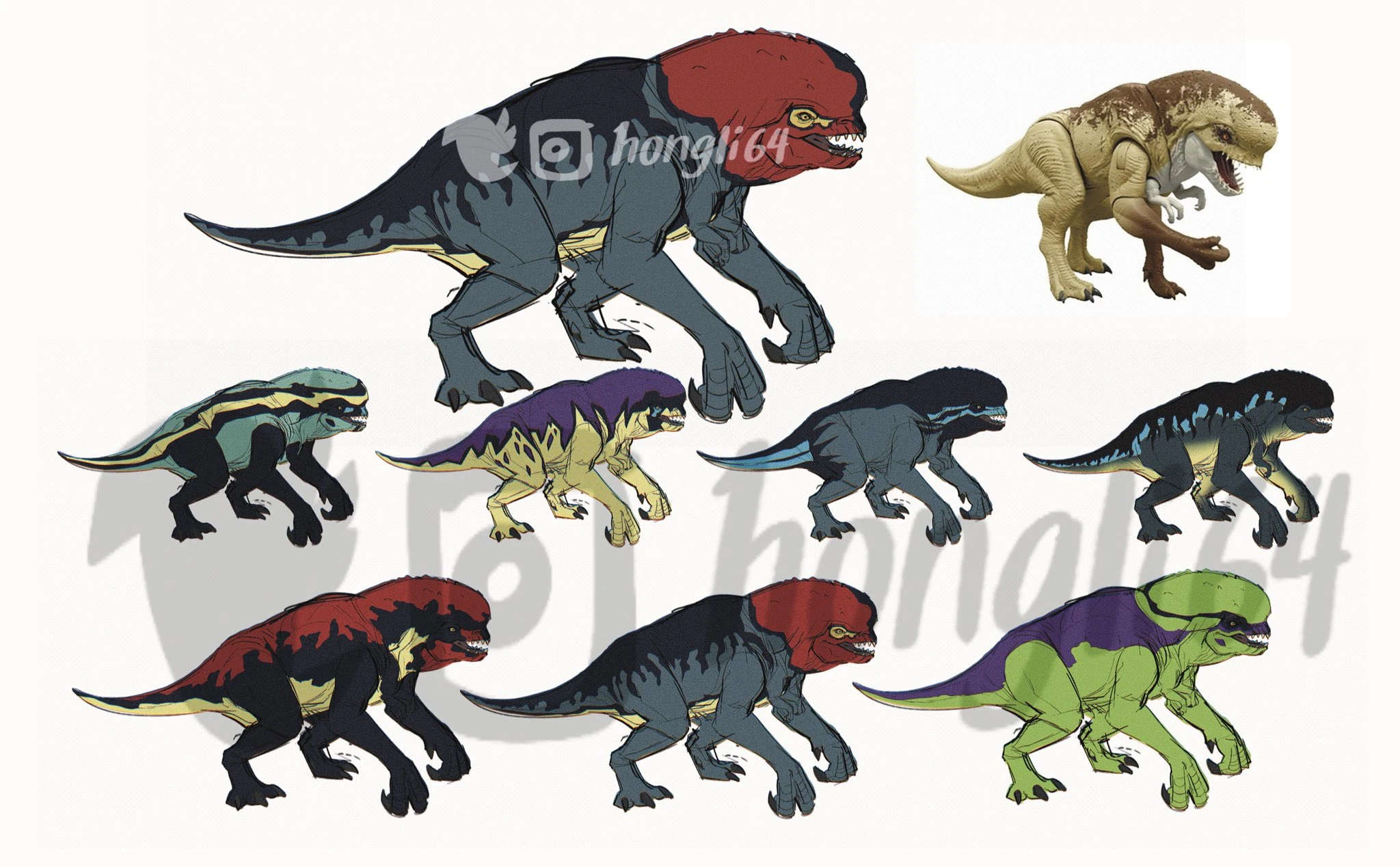 D-Rex with the colors of JP Chaos Effect hybrids | Fandom