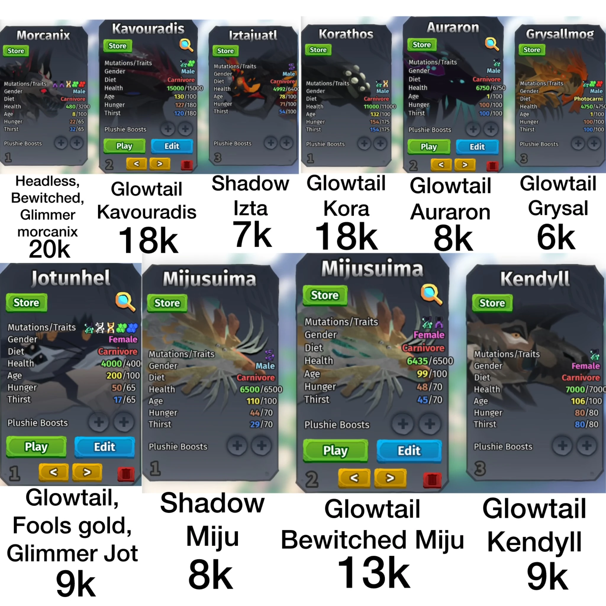 Trading/Selling Some Cheap Mutations | Fandom