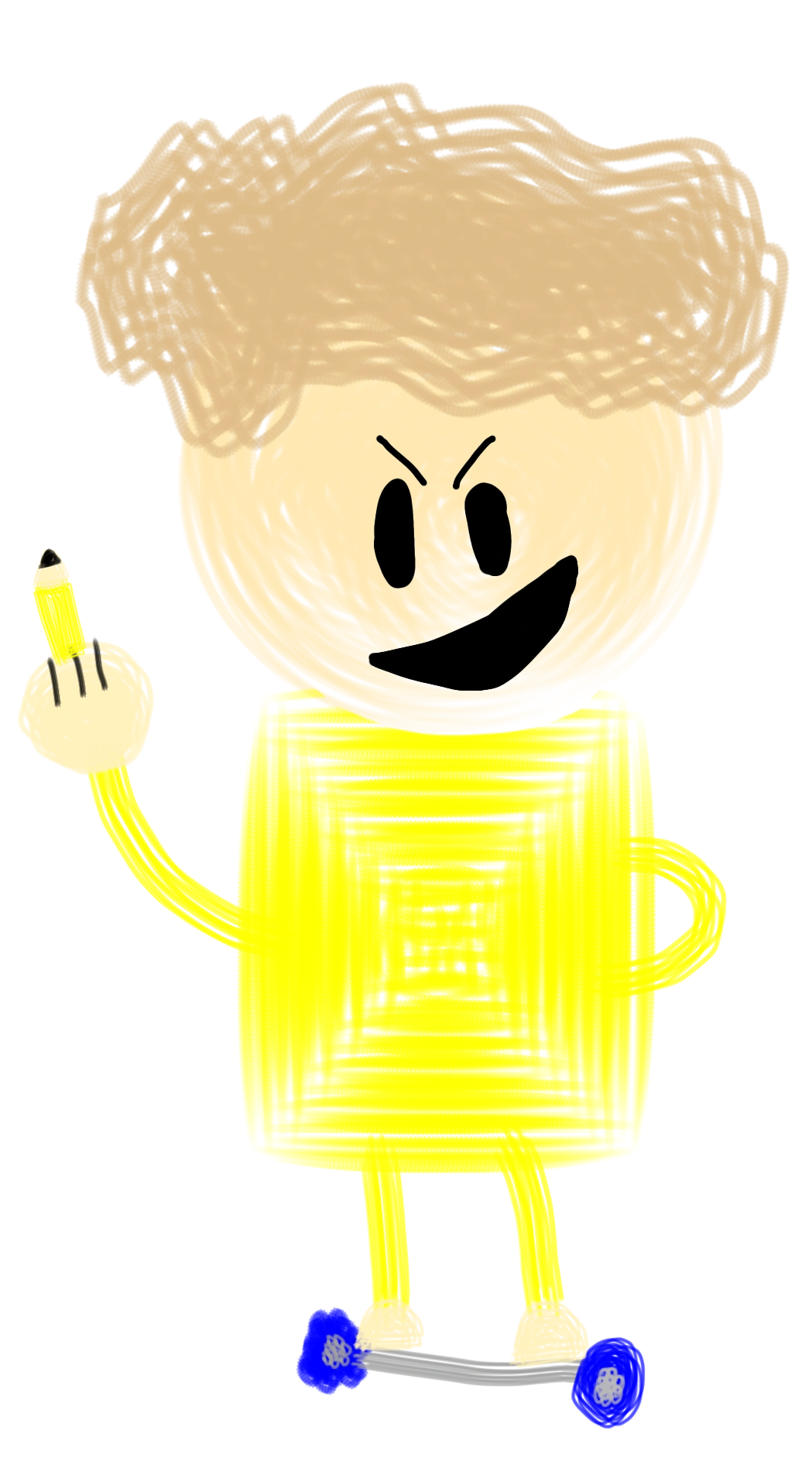 What I think Pencil boy would look like if he wasn't scraped | Fandom