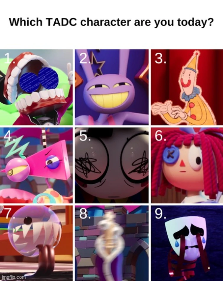 Which Tadc Character Are You Today Fandom