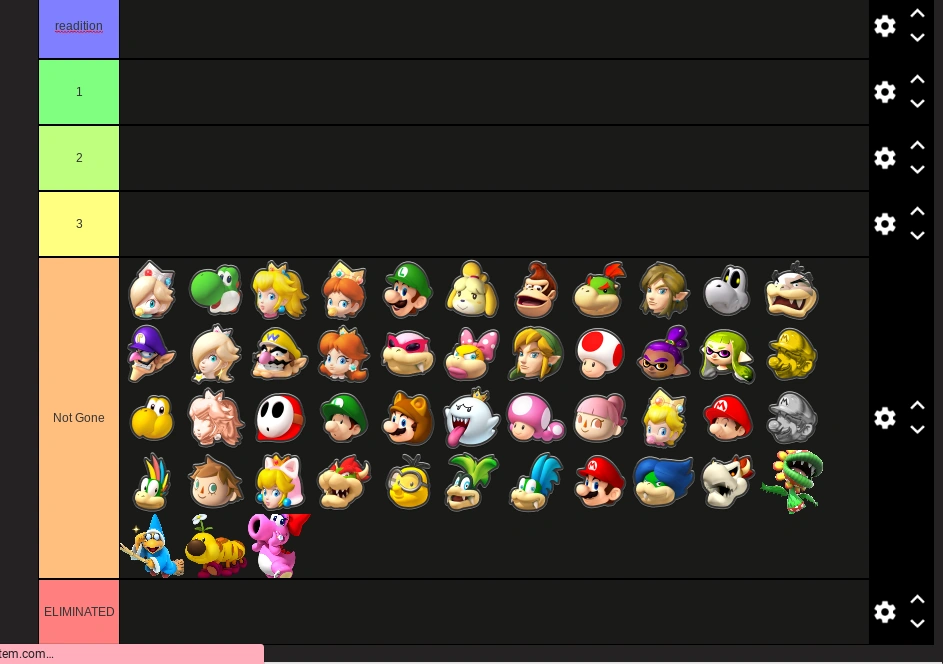 Doing that that guy is doing but with MK8D characters credit to them ...