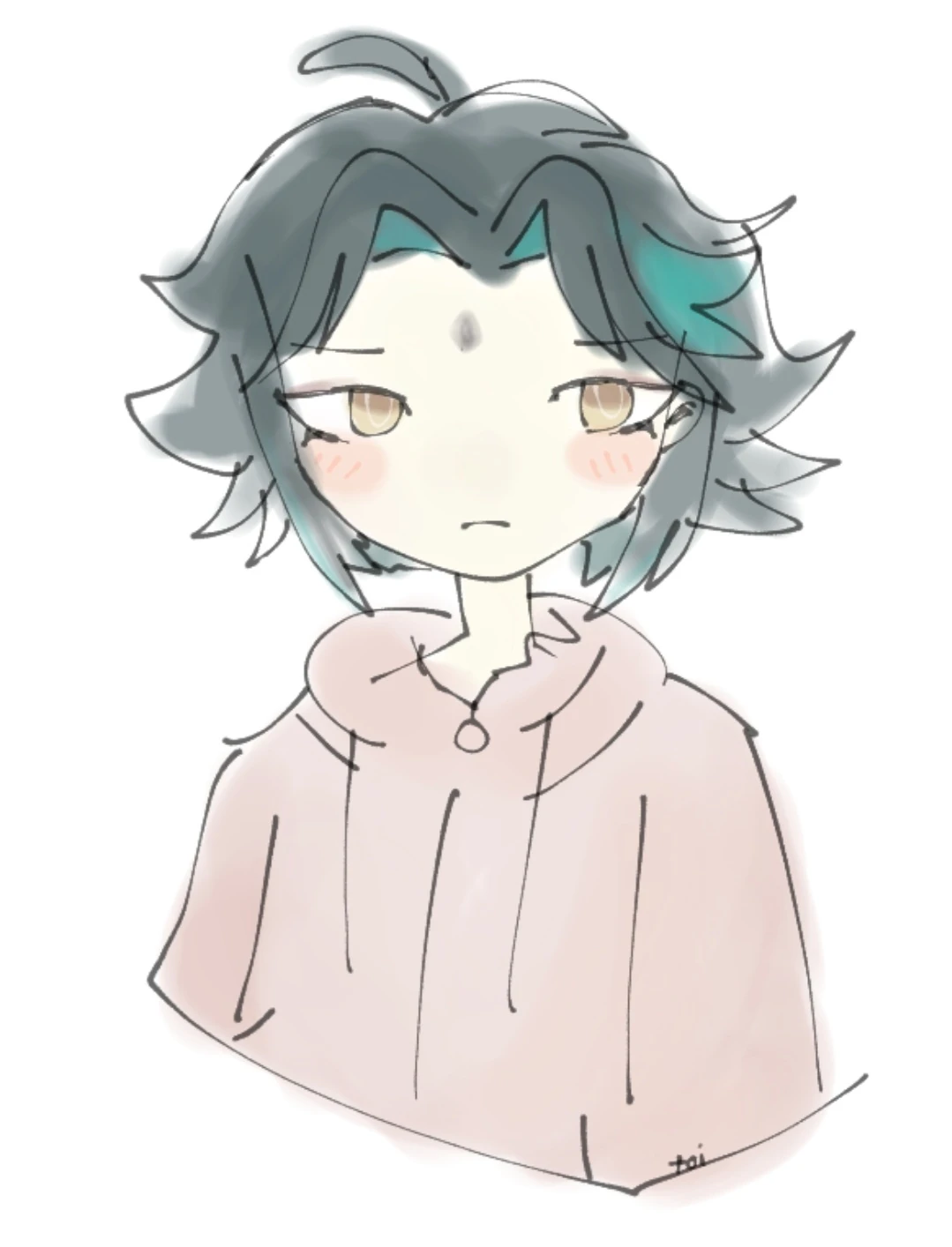 Xiao in a cute pink jacket or sweater | Fandom