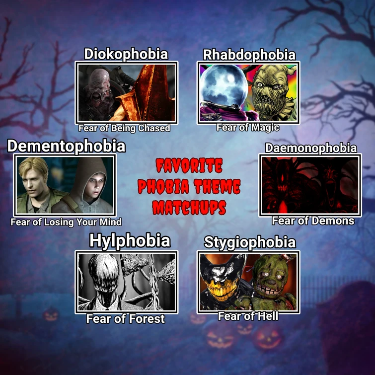My Favourite Phobia Themed Matchups | Fandom