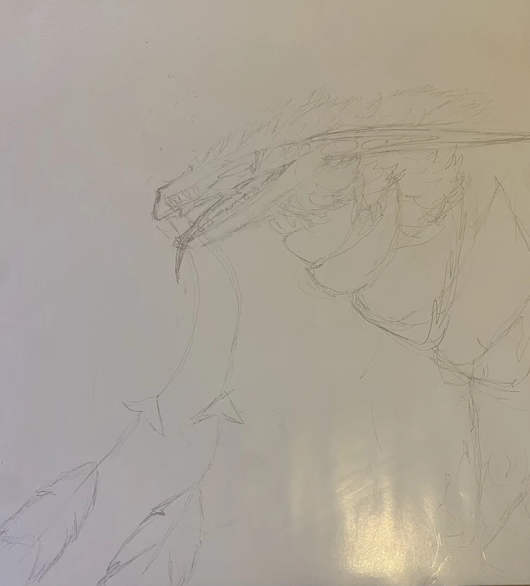 i tried drawing a trailboros with no reference and it’s not looking ...