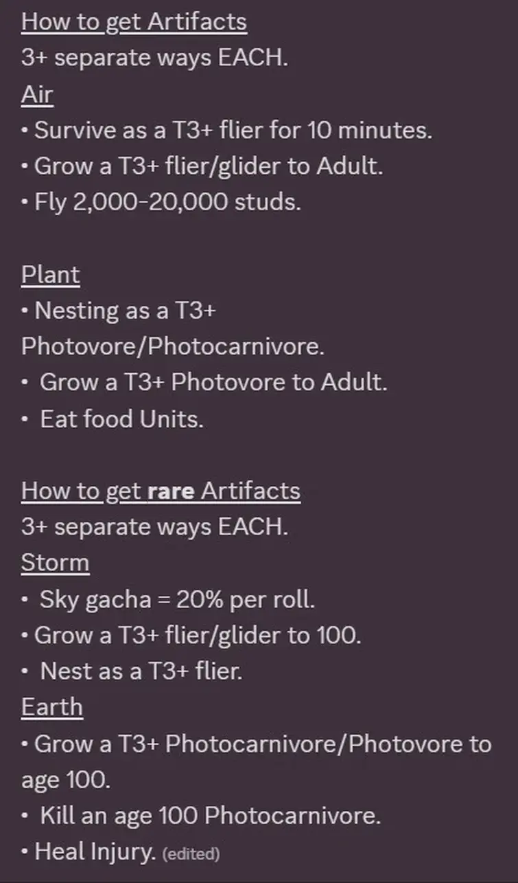 anybody figure out the megalodystrix artifact missions yet? | Fandom