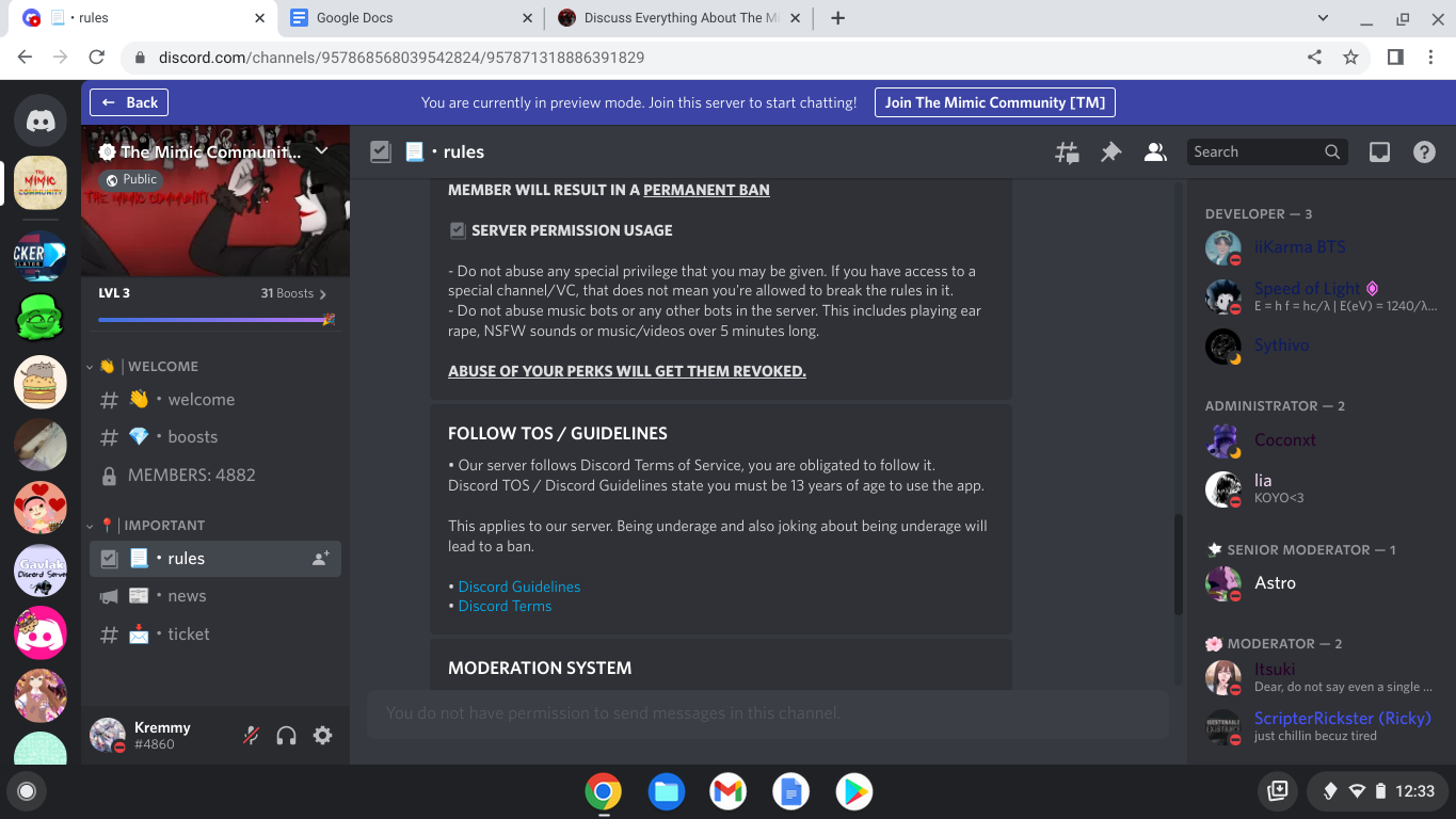 The mimic discord server | Fandom
