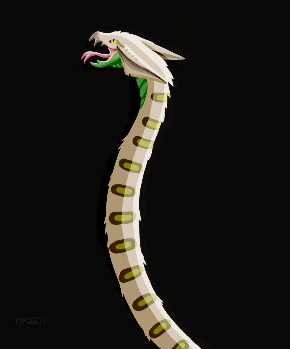 Very long and wingless Olaki (my hala OC) | Fandom