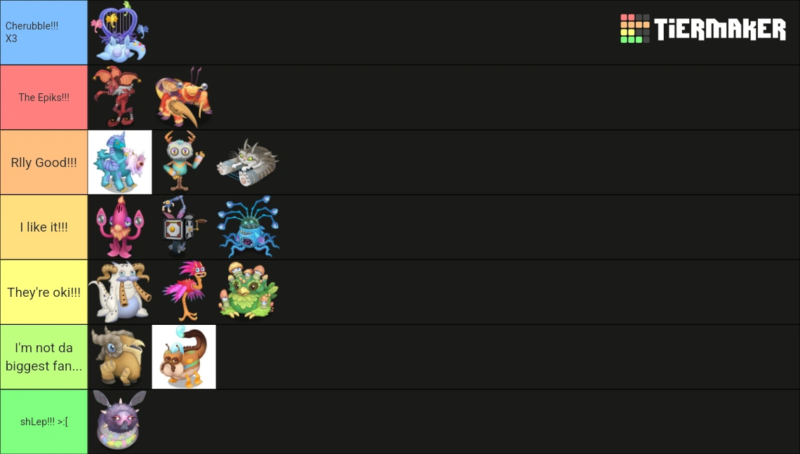 Mythical Tier List!!! | Fandom