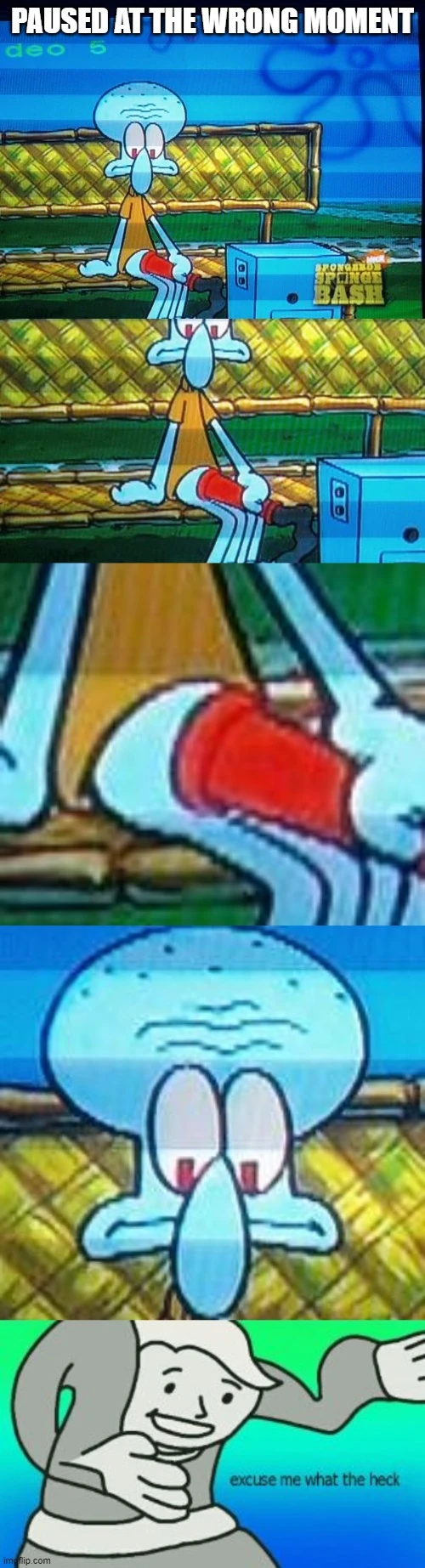 A meme with an image of the SpongeBash | Fandom