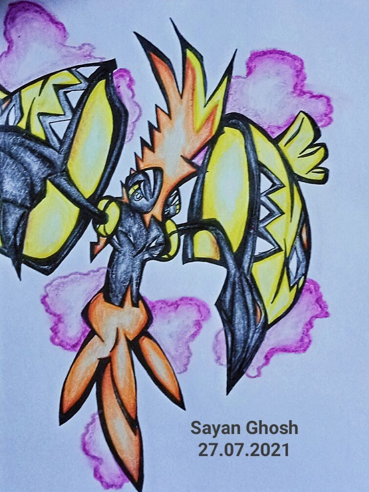 My first ever drawing of Tapu Koko | Fandom