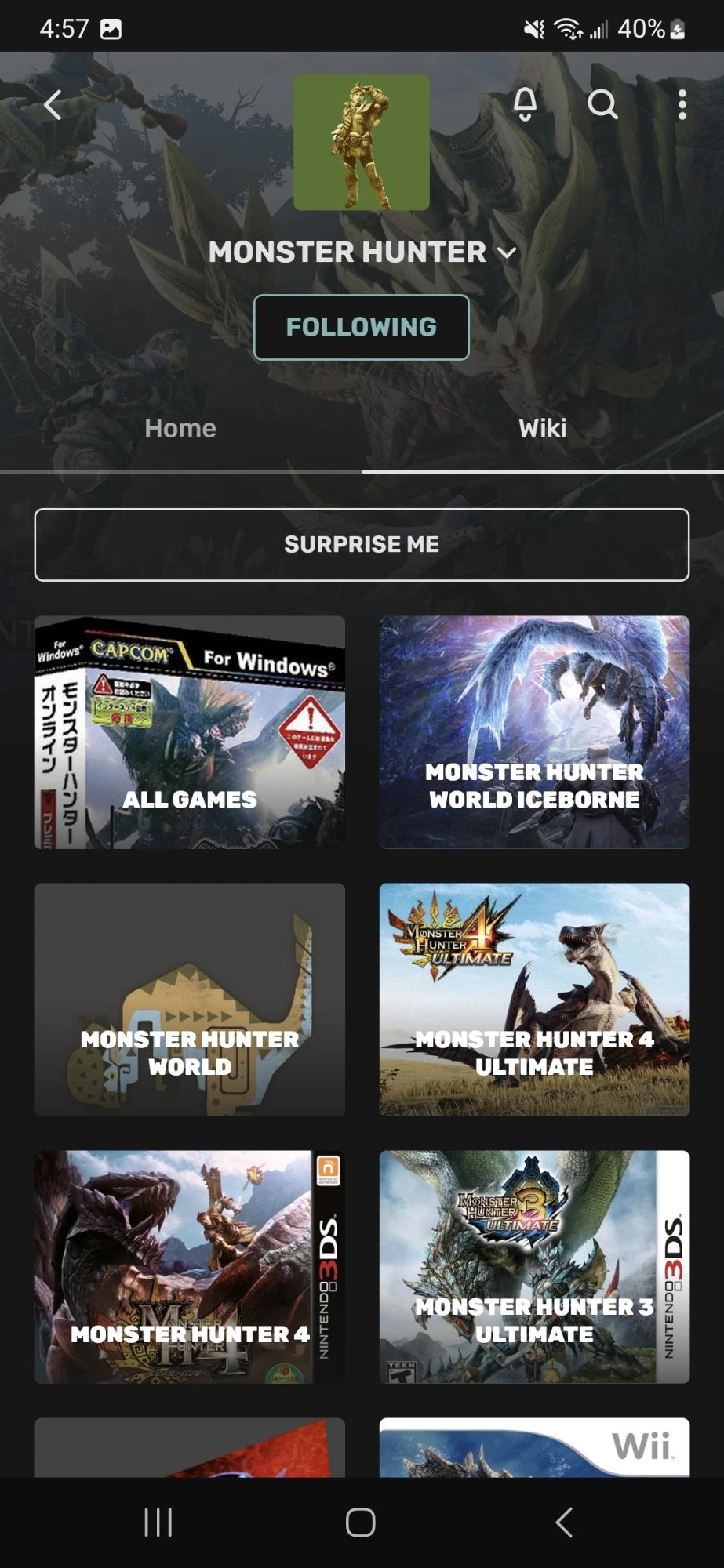 Wiki front page slight outdated on mobile | Fandom