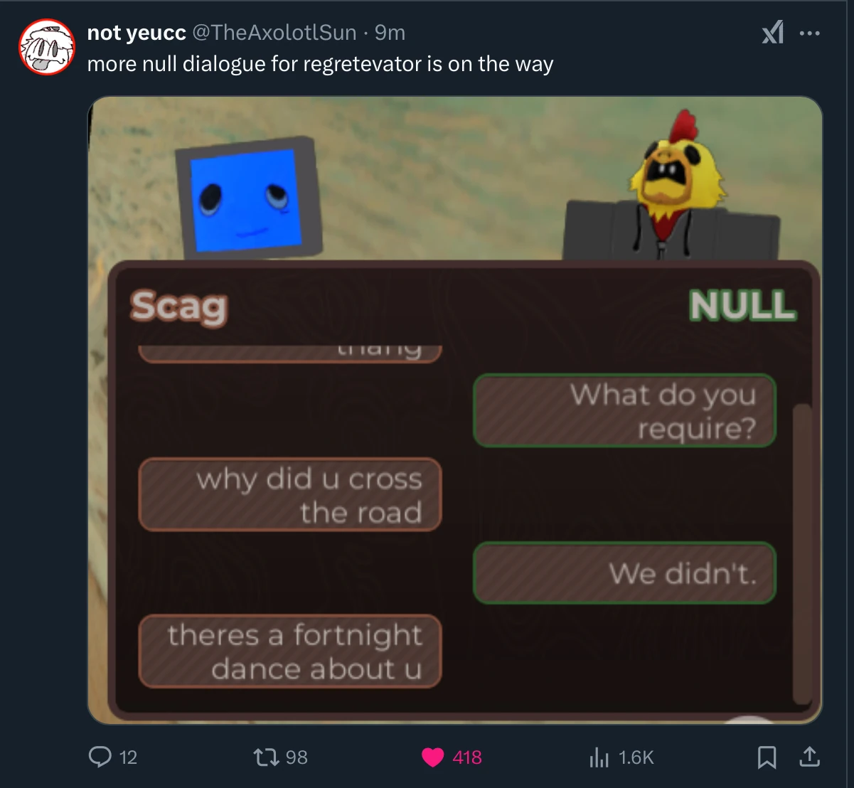 more null dialogue | Fandom