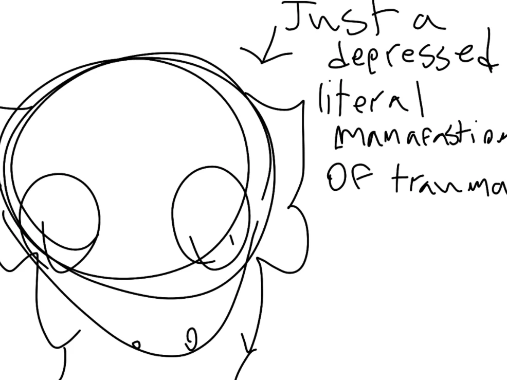 Here is my child named TRAUMA he is quite literally trauma | Fandom