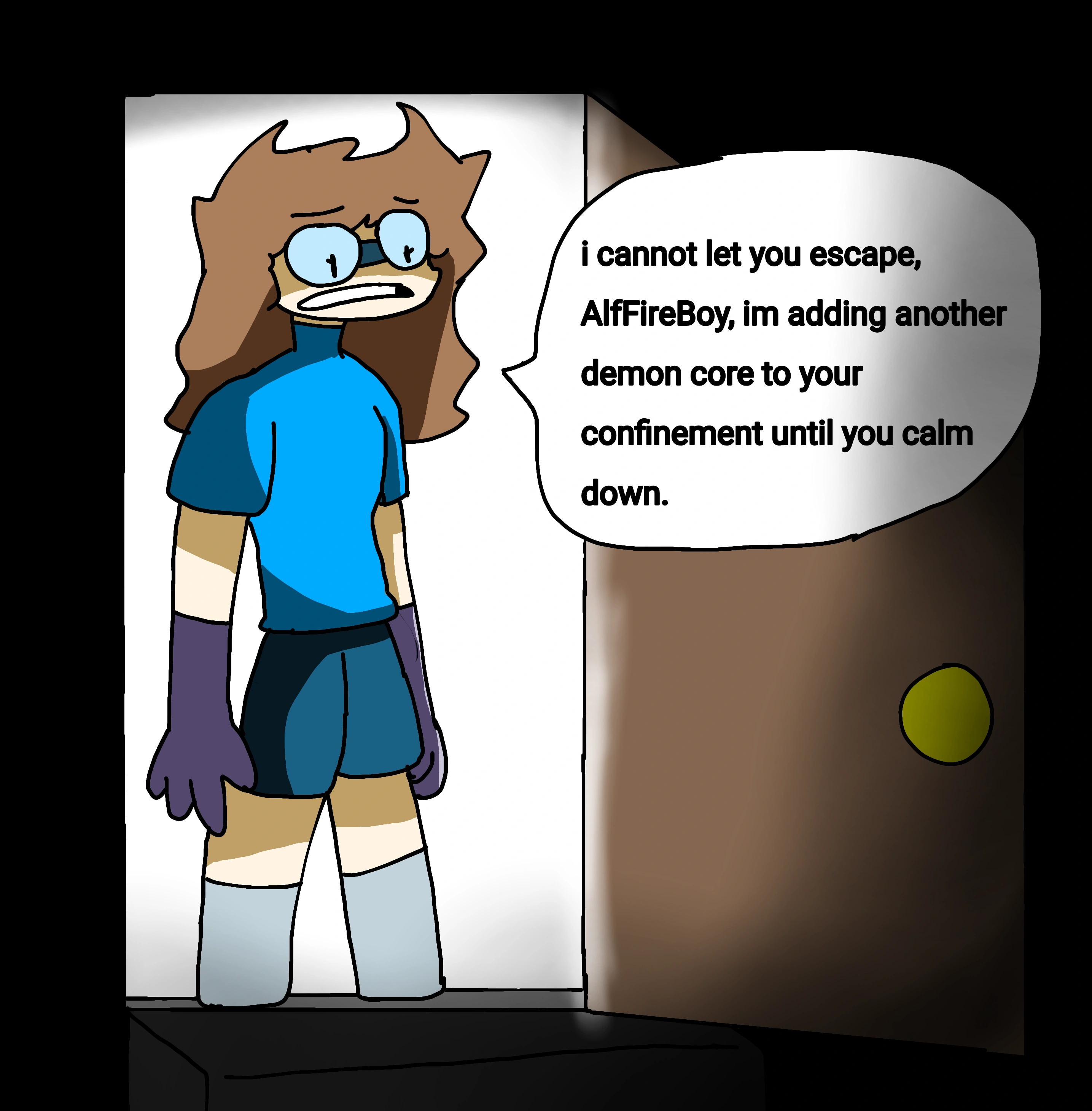 "i cannot let you escape" (TW: mildly disturbing imagery) | Fandom