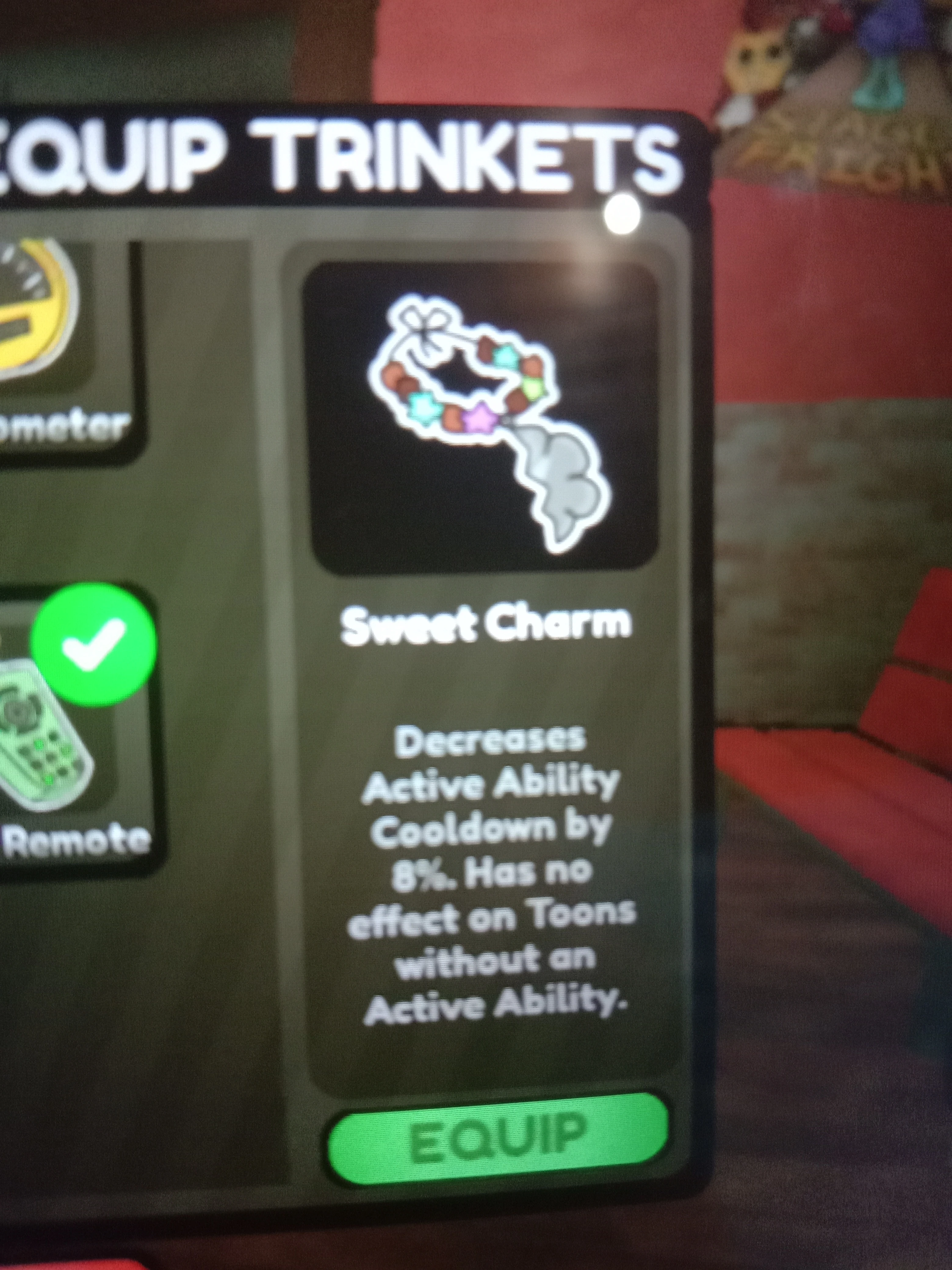 The trinket you'll get from completing twisted Cosmo research! | Fandom