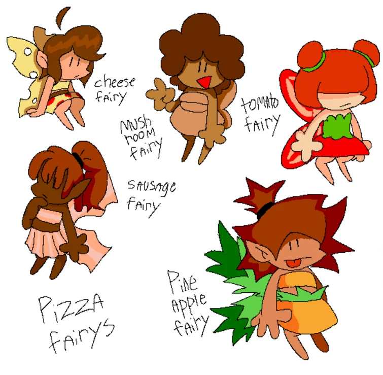 Pizza fairies: an enemy/NPC concept. | Fandom