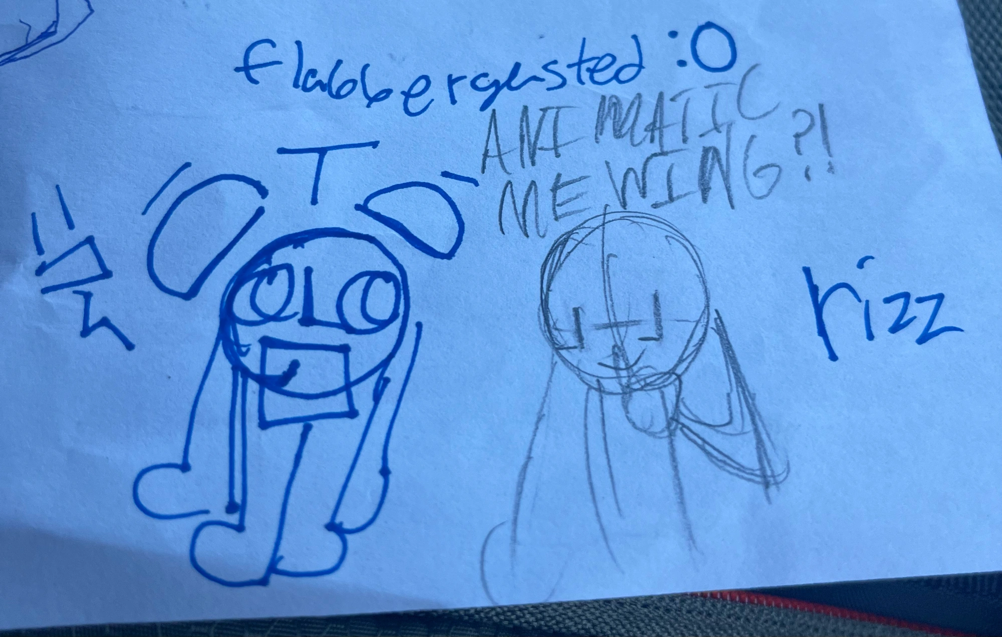 goofy thing i made with my friend at school | Fandom