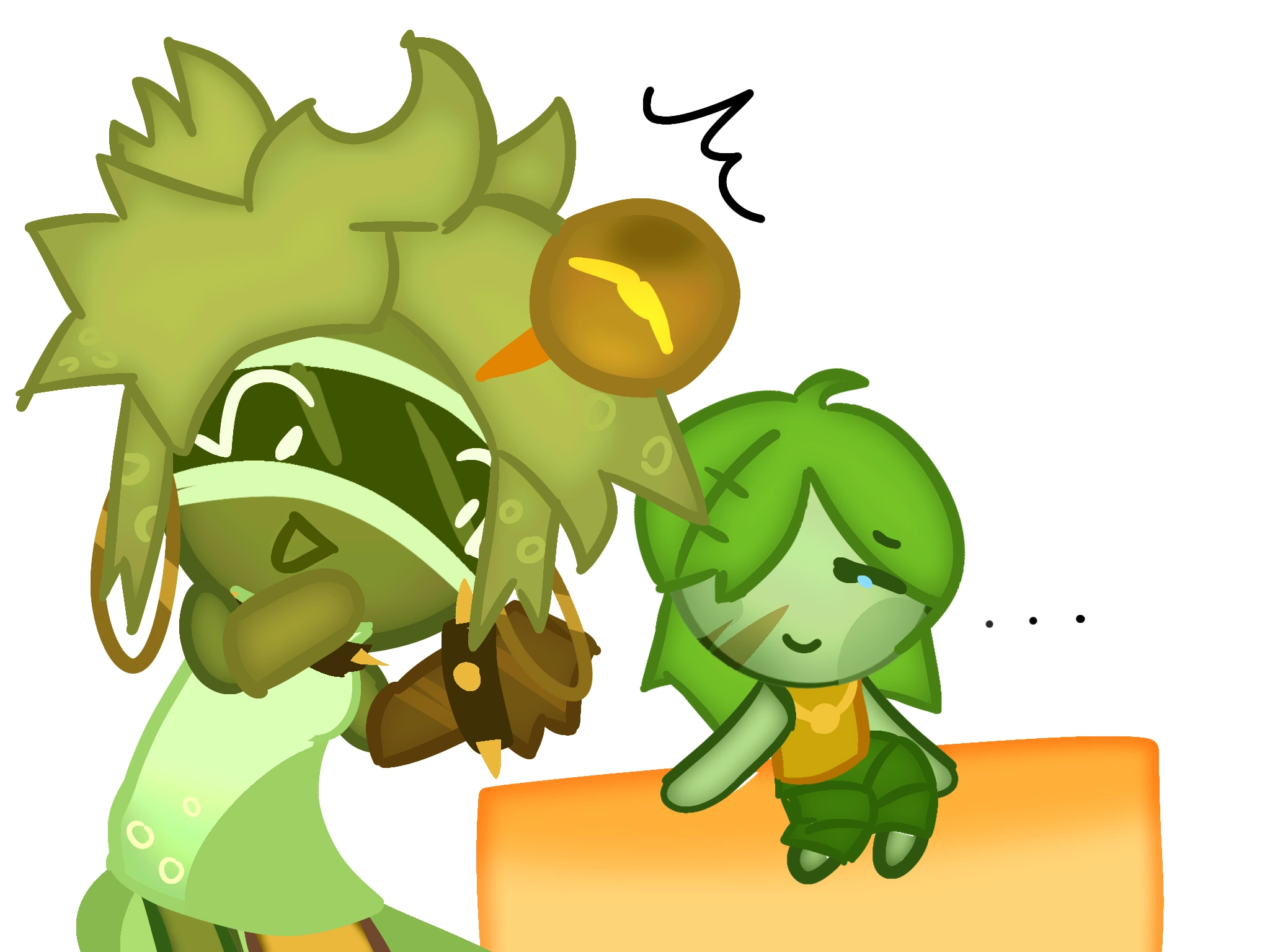 Quick drawing of spiked vinegar and manic mint | Fandom