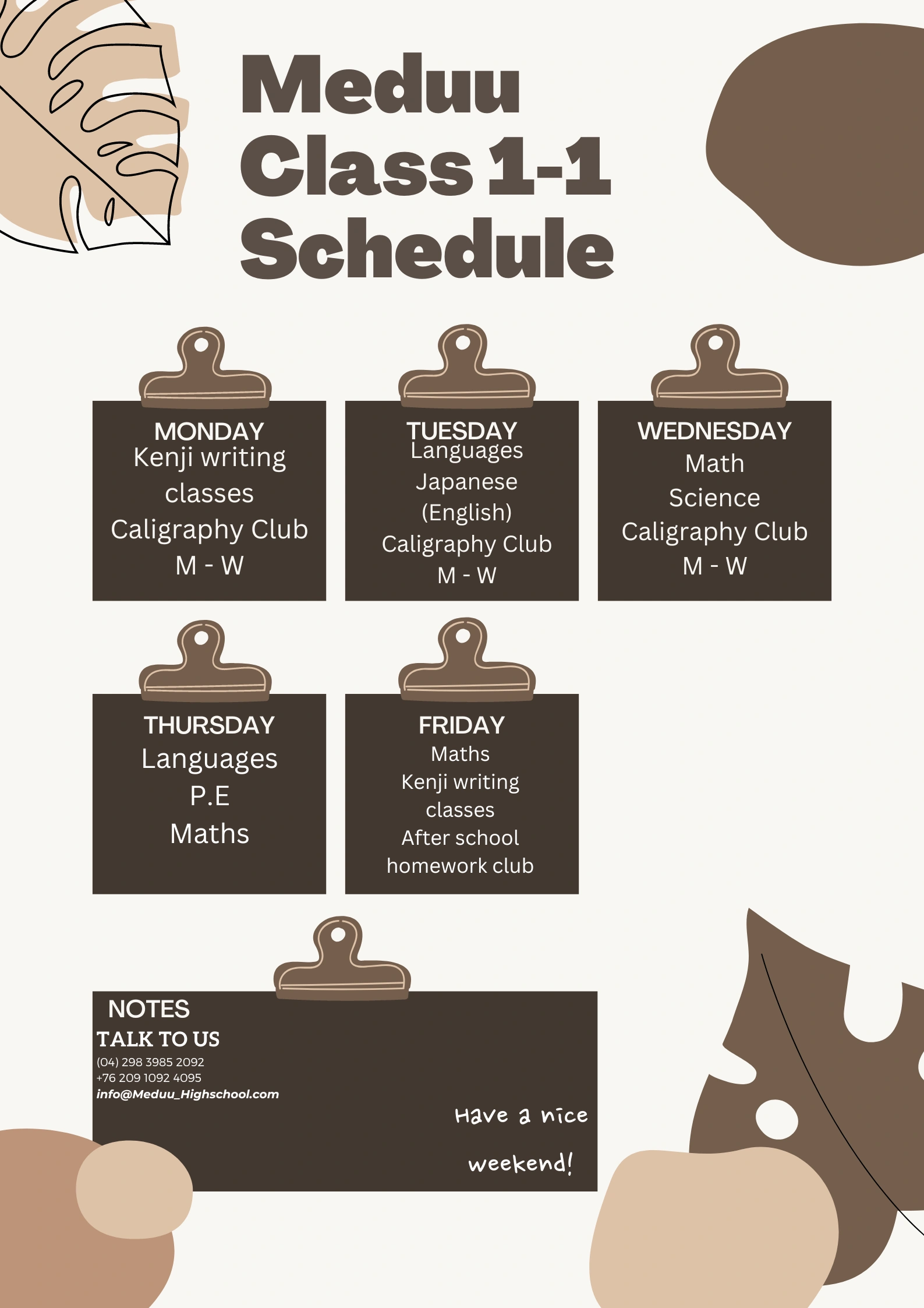 Class Schedules | Fandom
