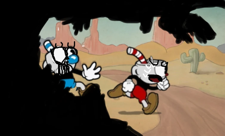 Run, Cuphead and Mugman! The Darkness has corrupted your hometown ...