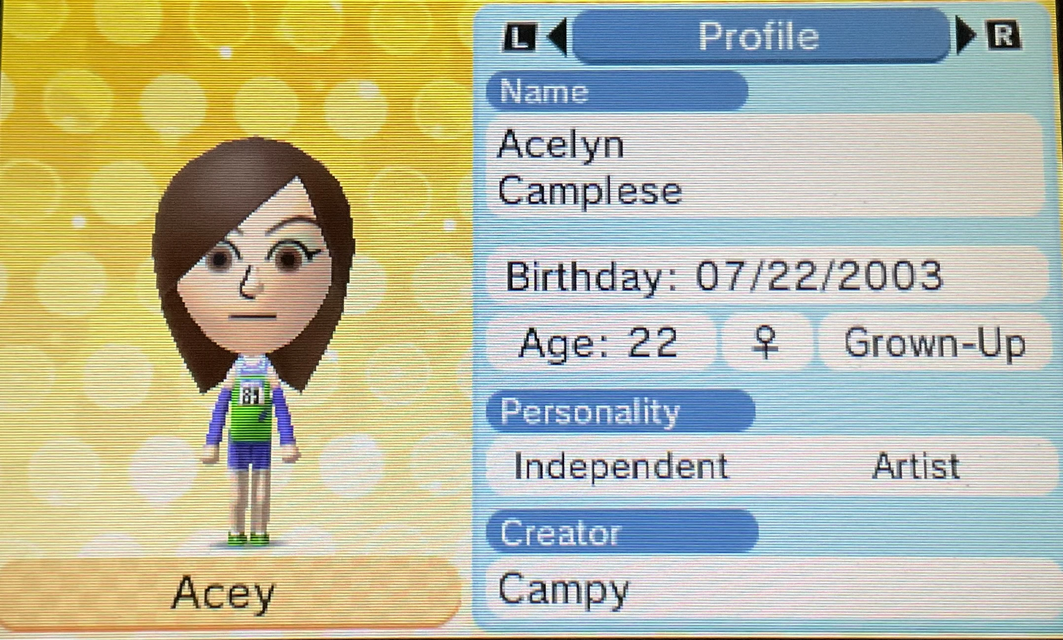 Here are all the Miis from this previous person playthrough has: | Fandom