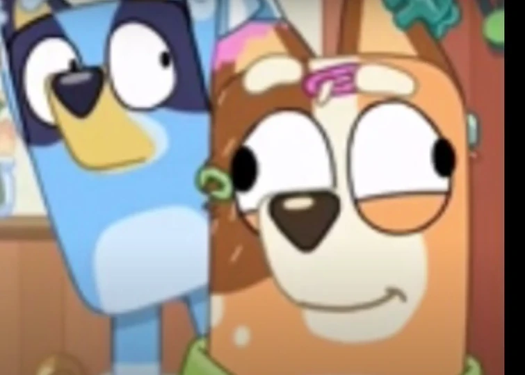 I randomly paused Bluey episodes and here's what images I came across ...