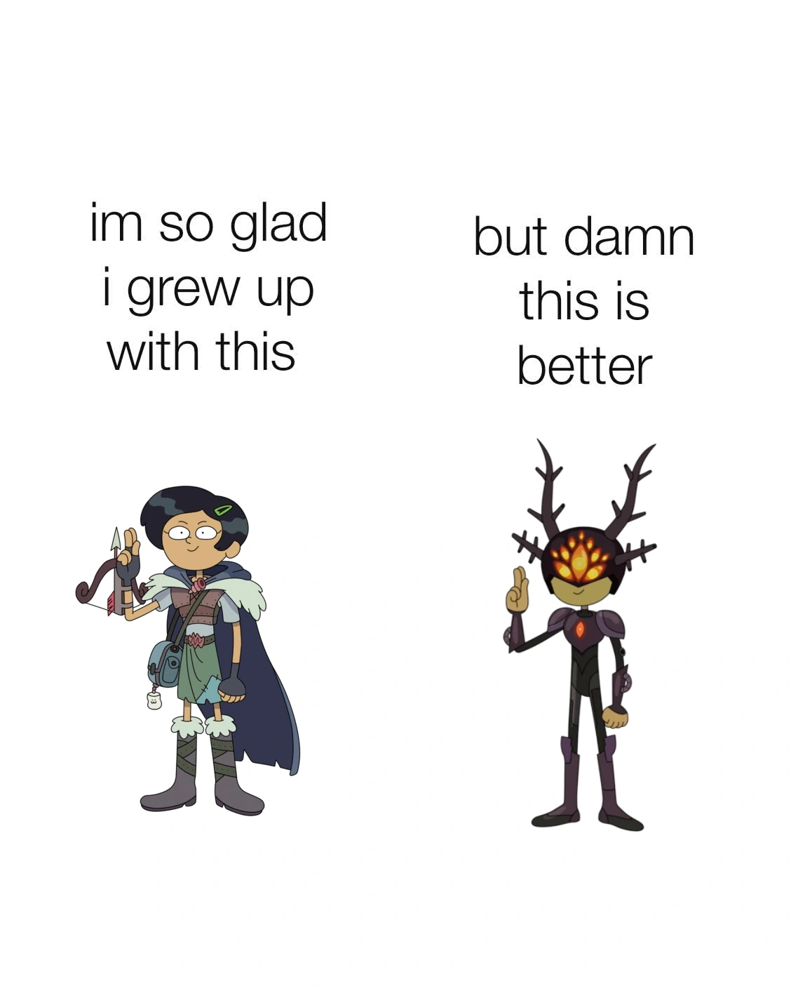 Okay, so I know that amphibia isn't a show I grew up with, but this ...