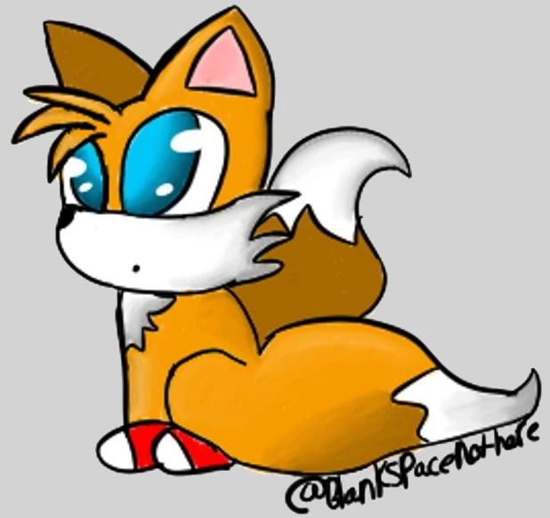 I drew tails (old drawing) | Fandom