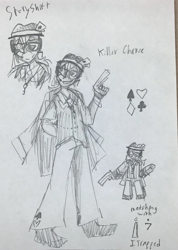 I posted a Killer Chance ability concept earlier so here’s the design for him! | Fandom
