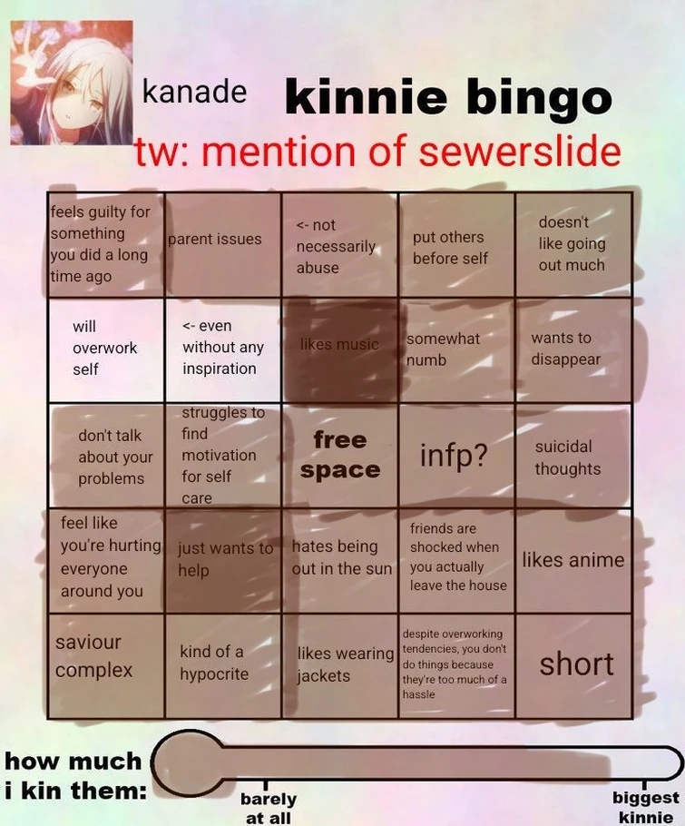 Kinnie bingos w my kins 😻🫶 | Fandom