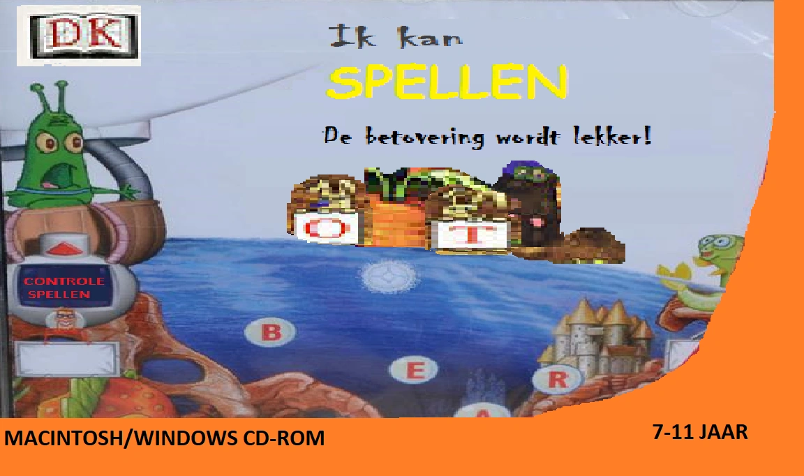 Ik kan Spellen, CD-ROM (DK Multimedia, I Love Spelling, I can spell, 7 ...
