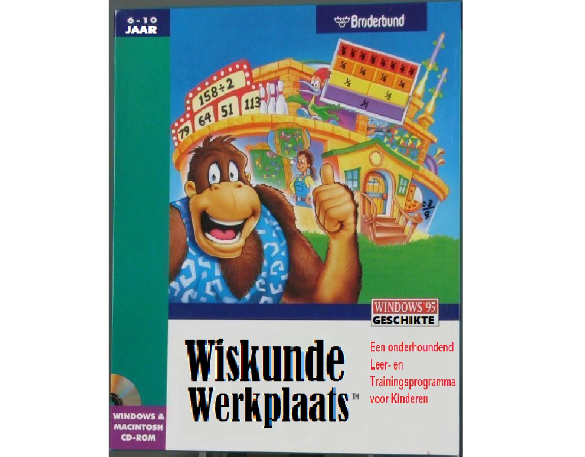 Wiskunde Werkplaats Windows 95 (CD-ROM Game, Math Workshop, 6-10, Dutch edition) | CD-ROM Game ...