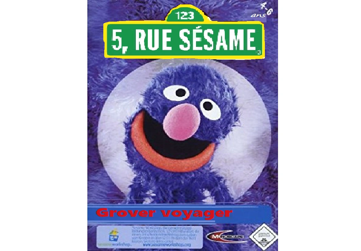 5, Rue Sésame - Grover voyager (French edition) | CD-ROM Game Languages ...