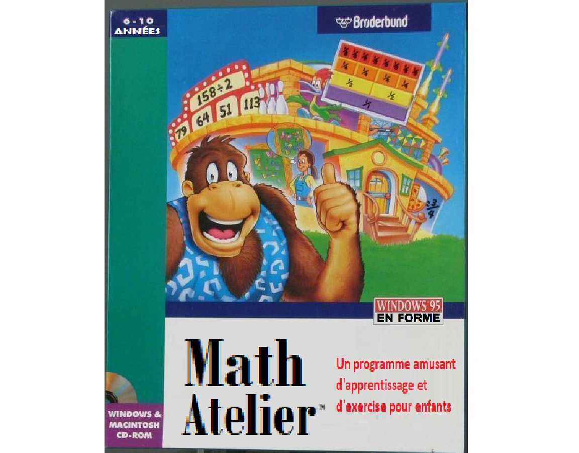 Math Atelier Windows 95 (CD-ROM Game, Math Workshop, 6-10, French ...