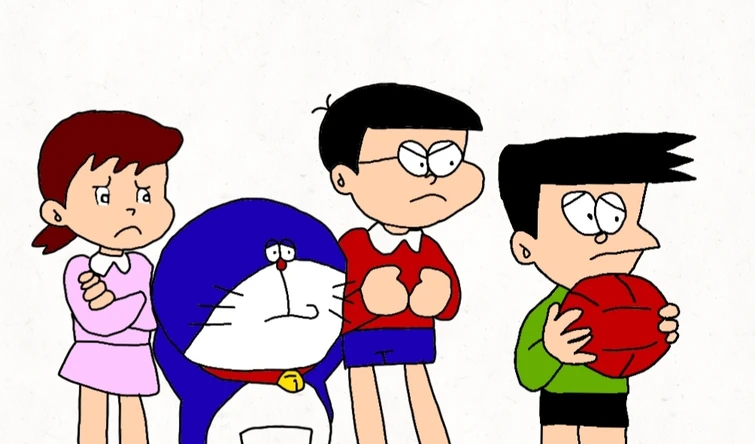 I turned a Doraemon 1979 image into a Doraemon 1973 image (first art ...